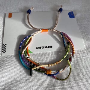 BALAT Seasonal Colors Mix Beaded Multi-row Bracelet Stacking Bracelet ...