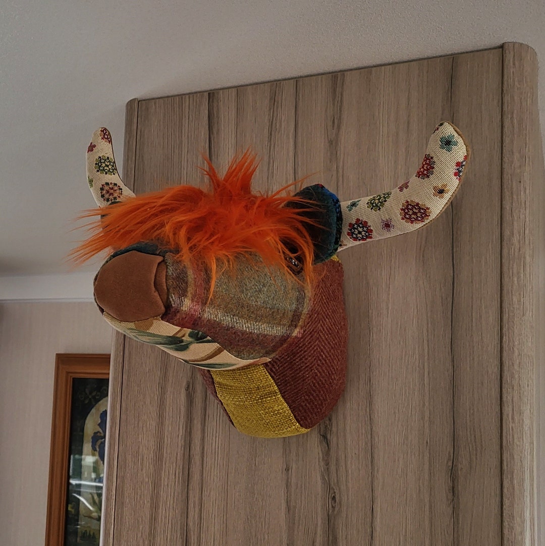 Hanging Highland Cow Head Sewing Pattern - Etsy UK