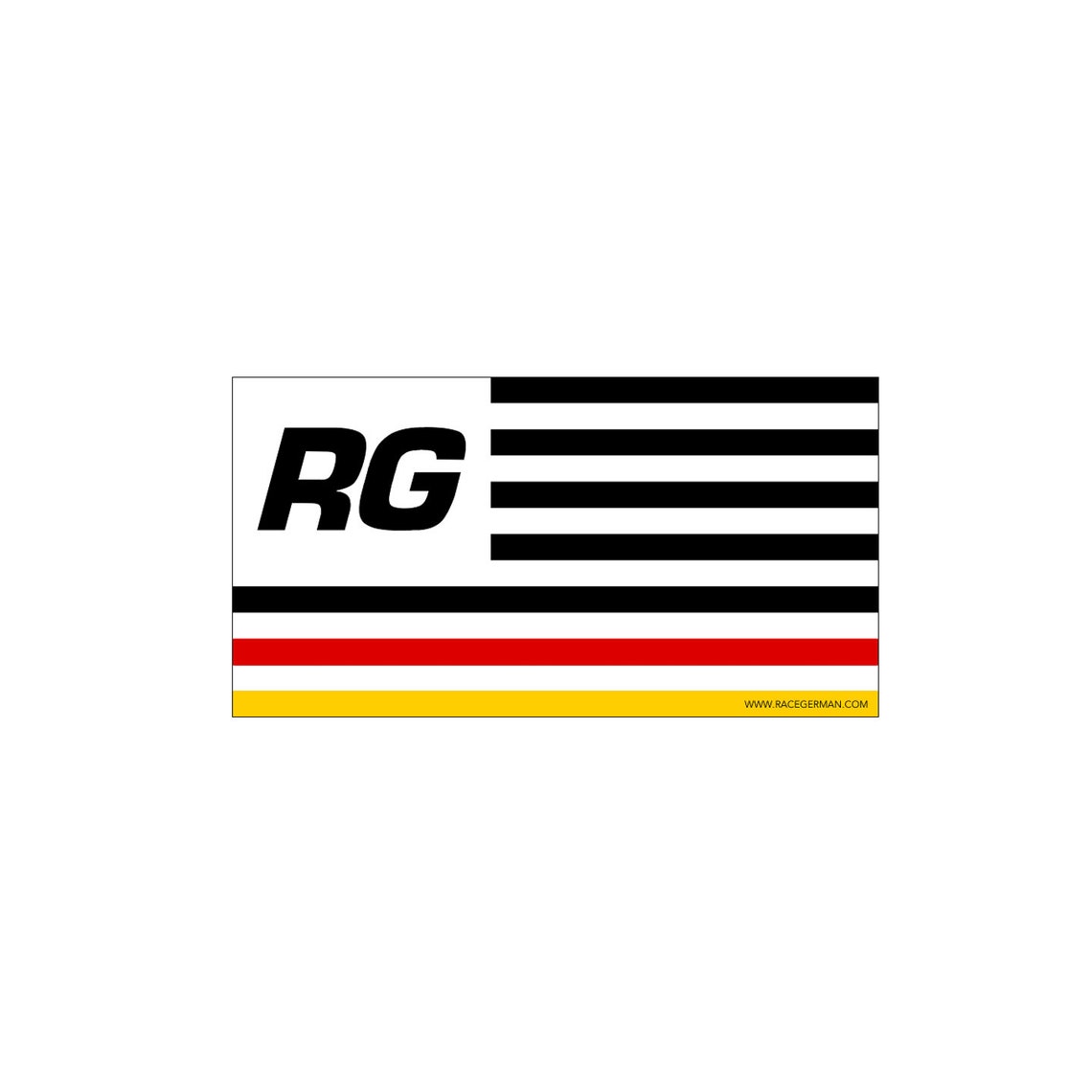 German USA Flag Sticker Race German Track Days BMW Audi Porsche ...