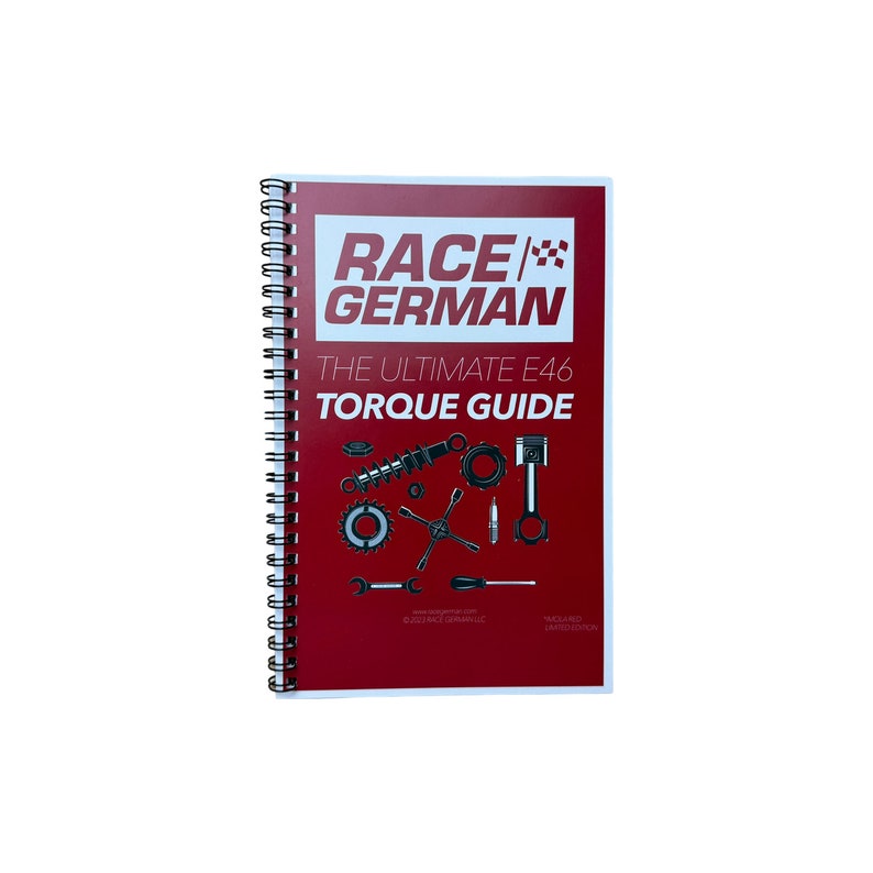 E46 Torque Guide Book BMW All Torque Values in One Easy to Read Book ...