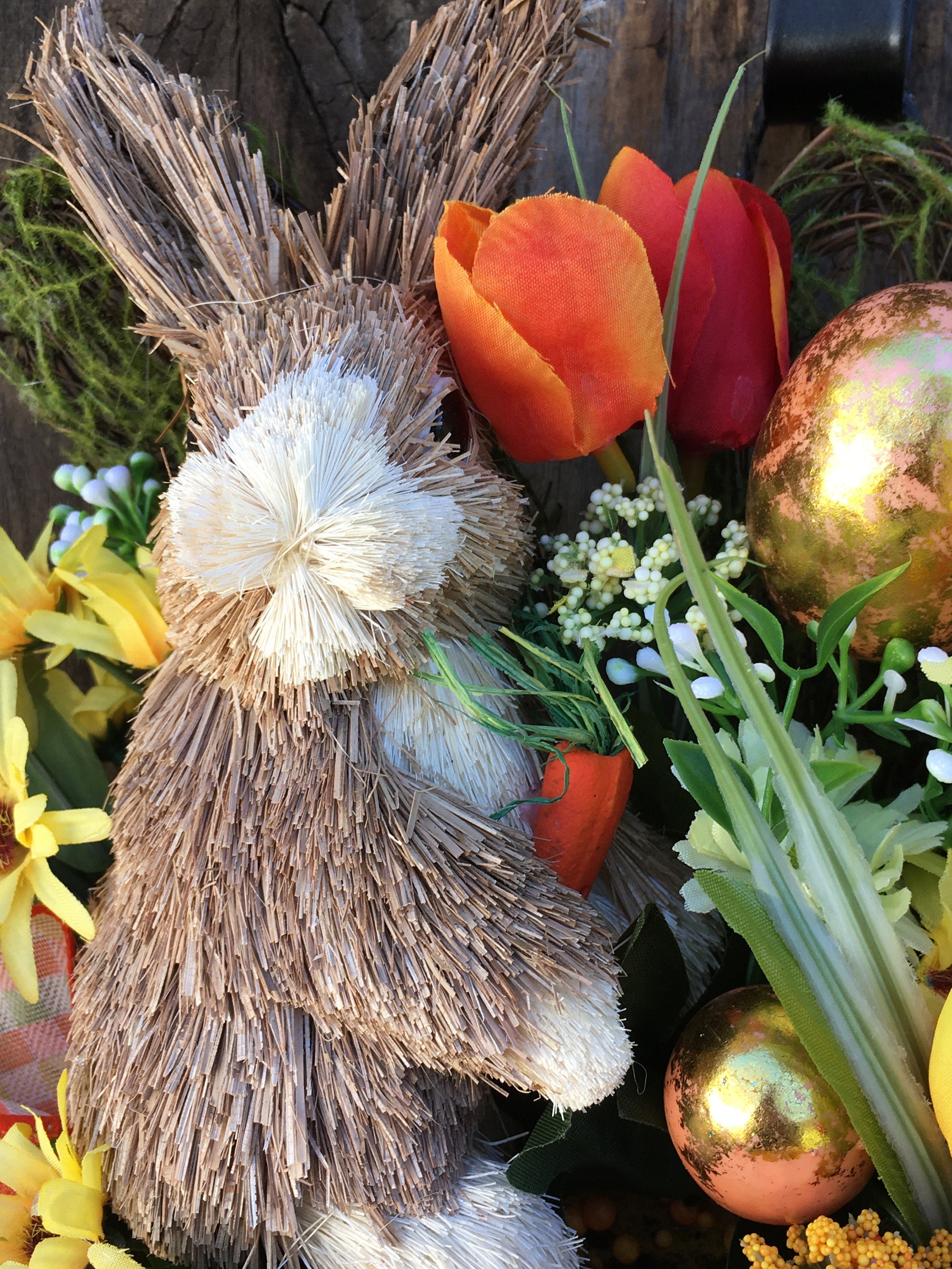 Carrot Wreath, Tulip Wreath ,Bunny Wreath, Spring Wreath , Easter ...