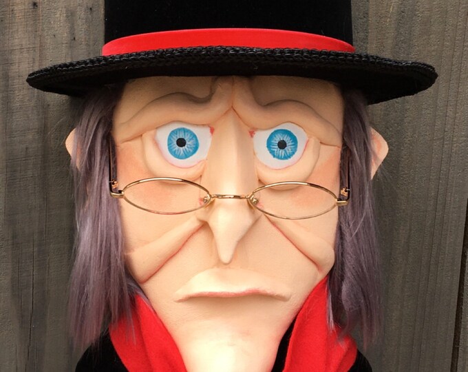 Ebenezer , Grumpy Old Man Wreath Attachment, Christmas Wreath ...