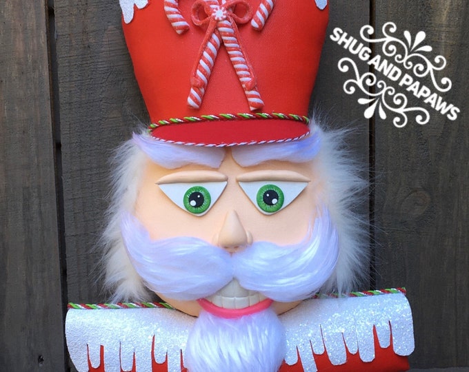 Cracker Jack , Nutcracker Wreath Attachment,christmas Wreath Attachment ...