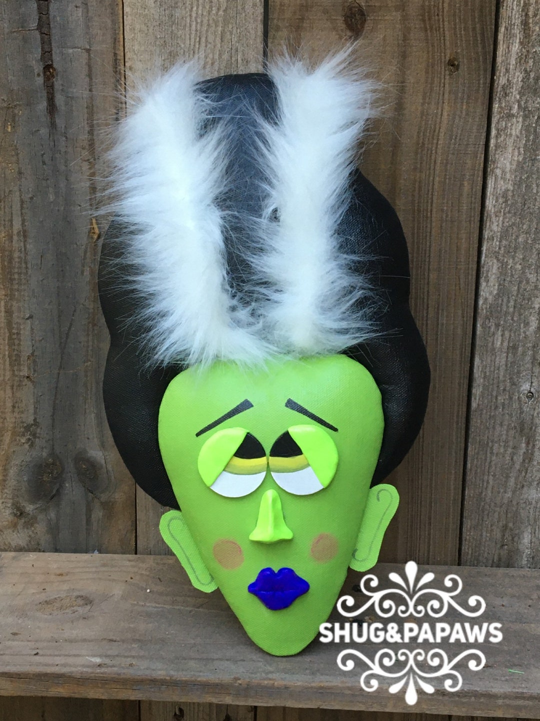 The Bride of Frankenstein, Halloween Wreath Attachment, Bride of ...