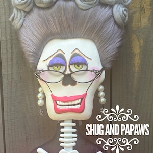 Barbara Bones , Skelly, Skeleton Wreath Attachment,halloween Wreath ...