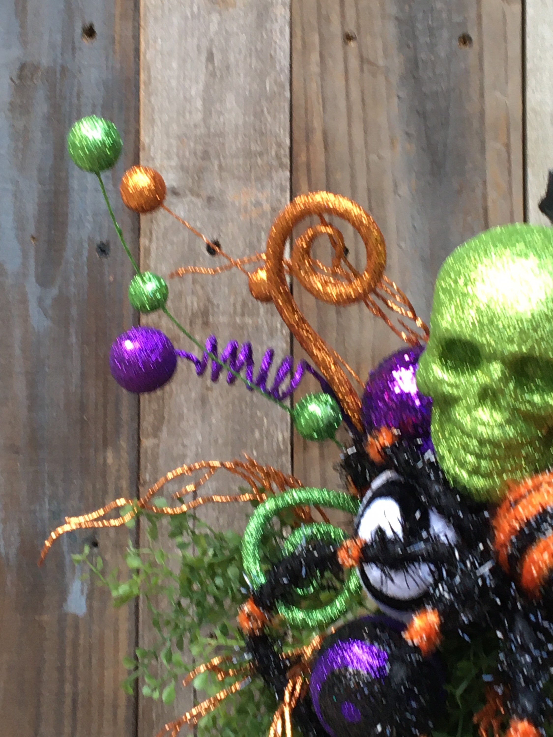 Skeleton Wreath,Animated Skull wreath, Spooky wreath, Halloween wreath ...