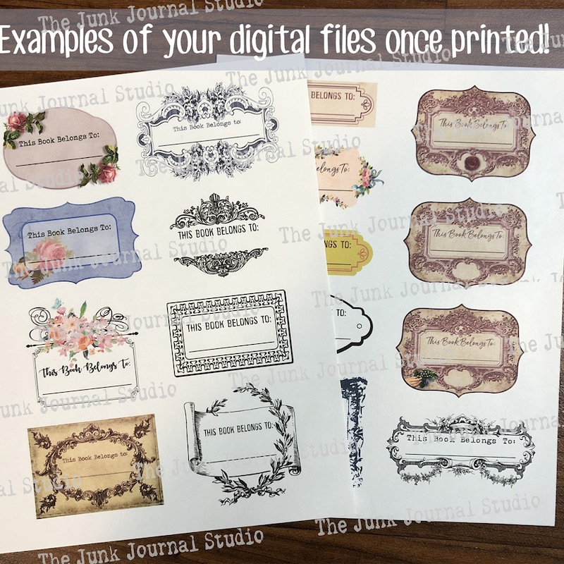 Name Plate Printables - Etsy UK