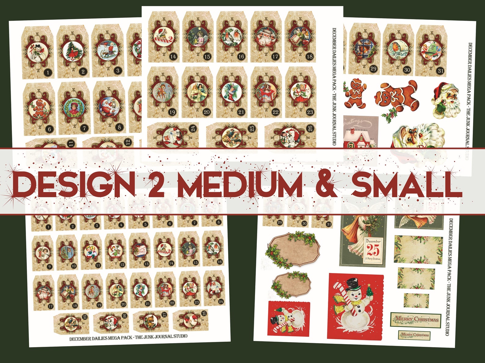 December Daily Mega Pack December Daily Digital Christmas - Etsy