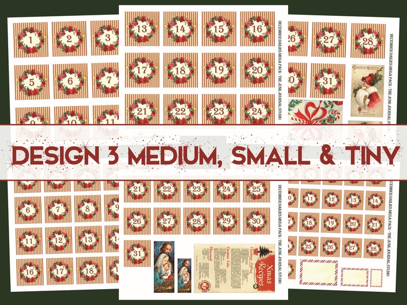 December Daily Mega Pack December Daily Digital Christmas - Etsy