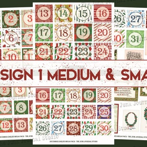 December Daily Mega Pack, December Daily Digital, Christmas Digital Kit ...