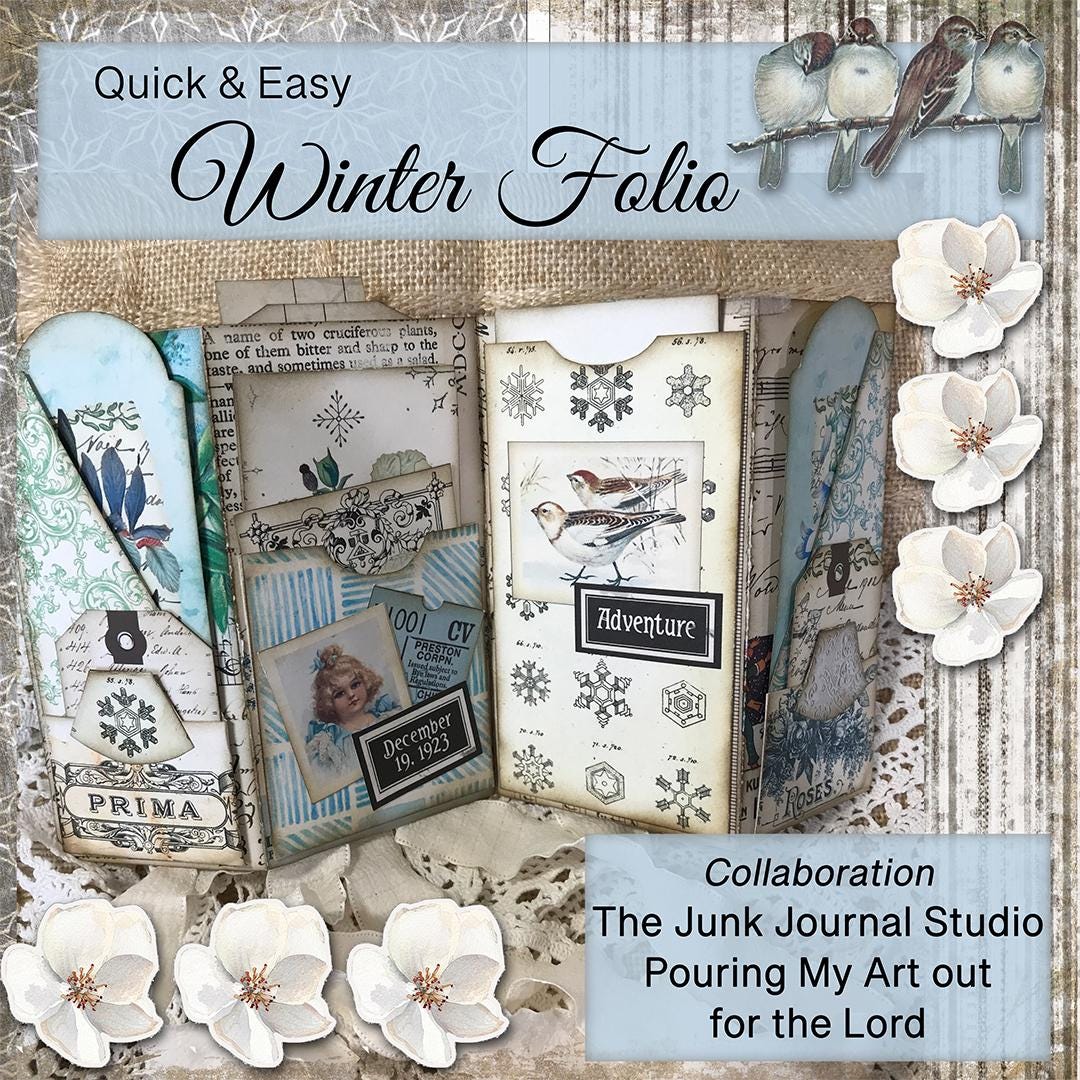 Quick & Easy Winter Folio, Winter Collage and Cluster Ad-on, Winter ...