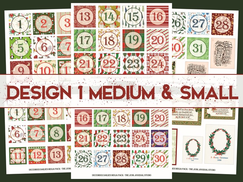 December Daily Mega Pack December Daily Digital Christmas - Etsy