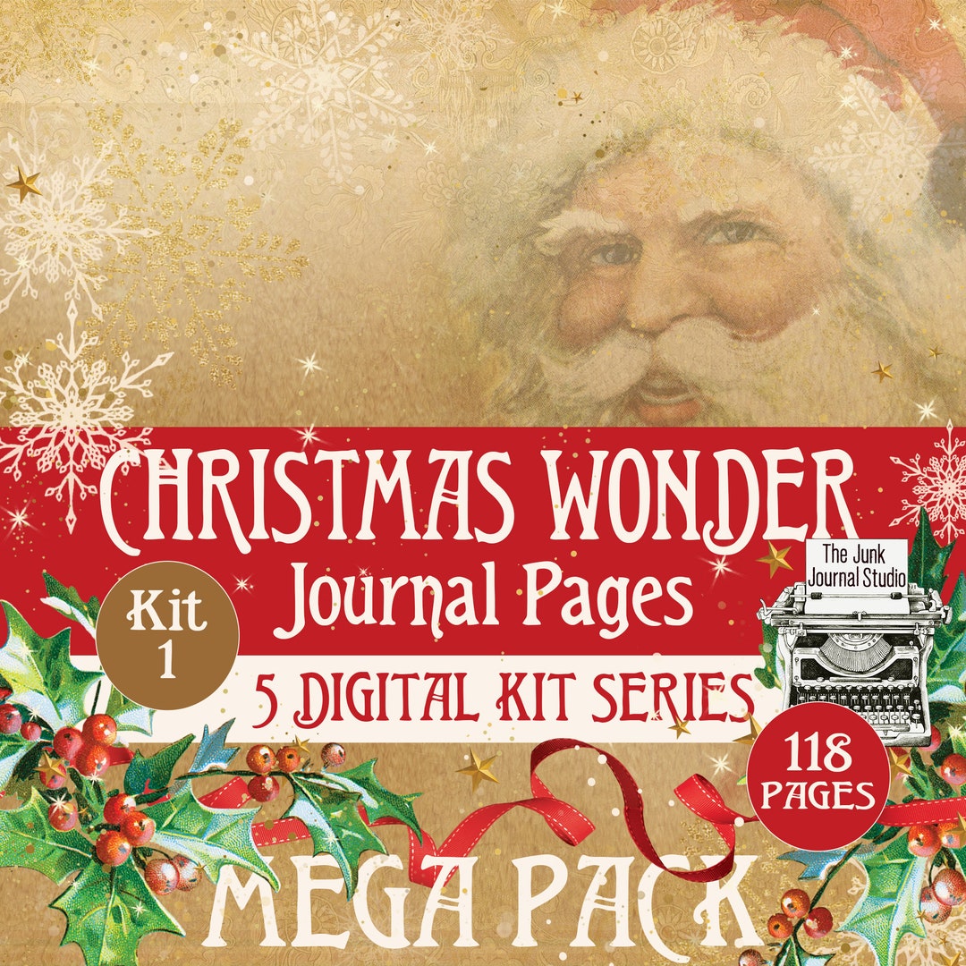 Huge Christmas Wonder Journal Pages Mega Pack, Christmas Journal ...