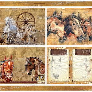 HUGE Horse Lovers Digital Journal Kit, Printable Download, Digital ...