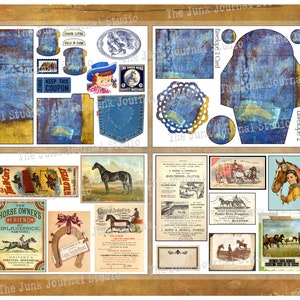 HUGE Horse Lovers Digital Journal Kit, Printable Download, Digital ...