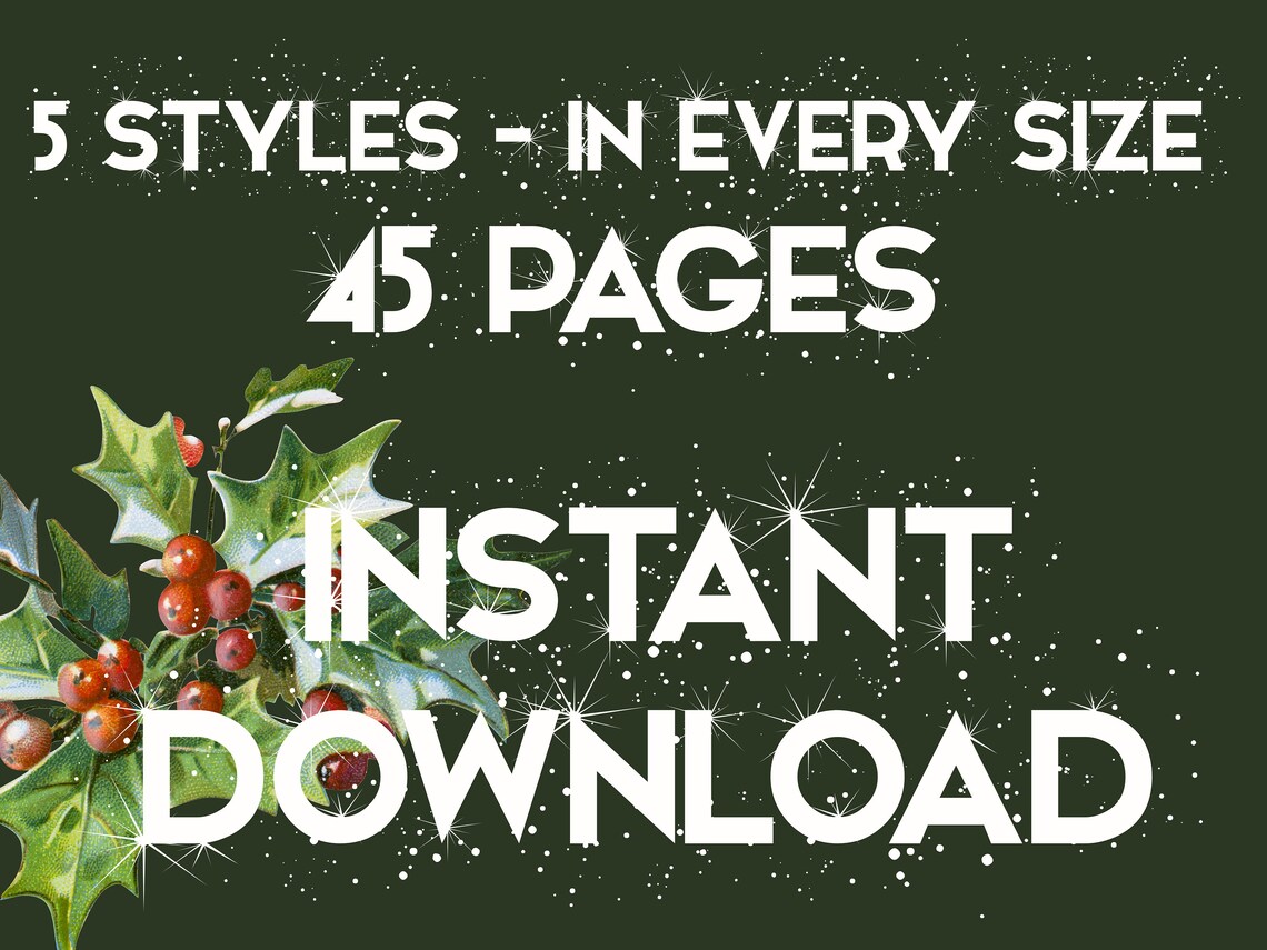 December Daily Mega Pack, December Daily Digital, Christmas Digital Kit ...