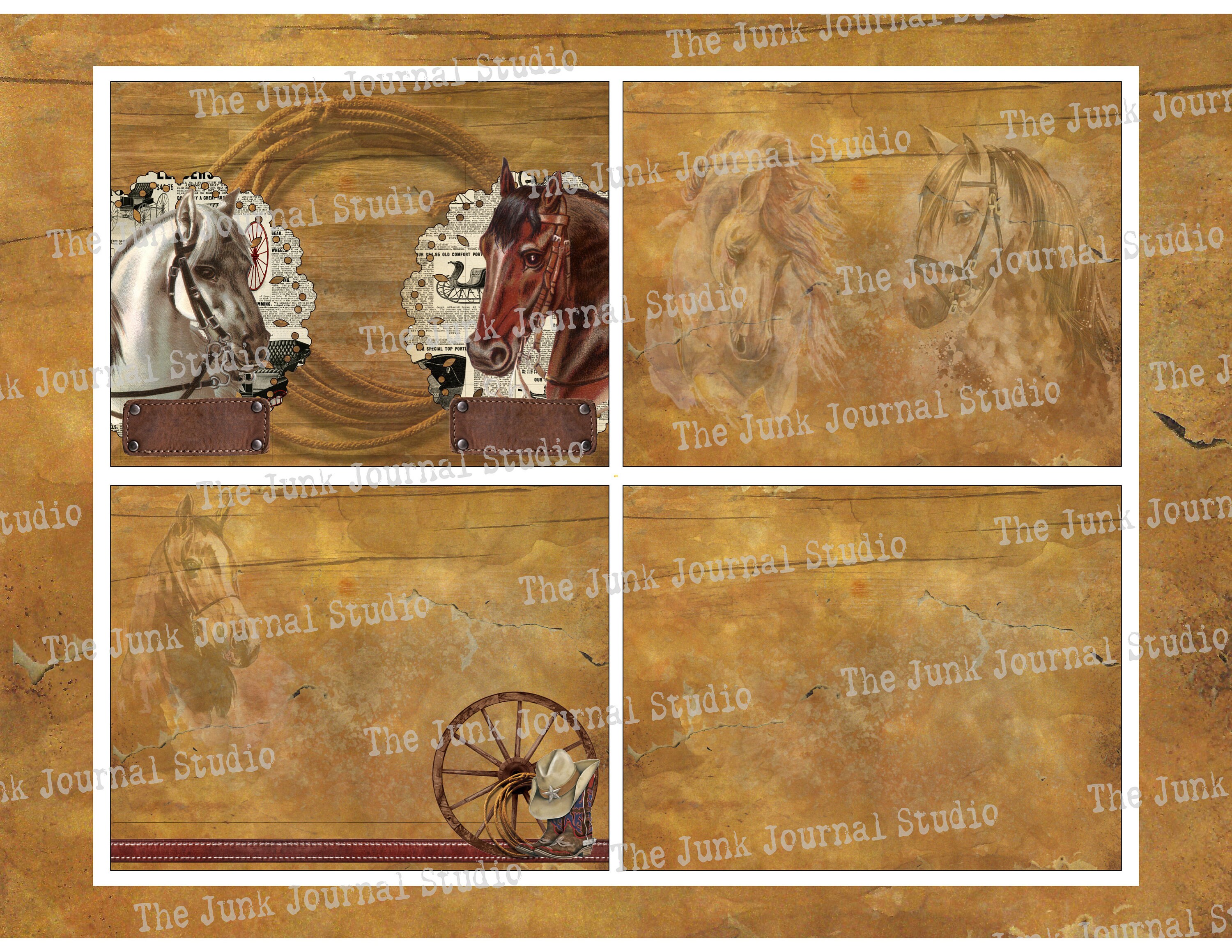 HUGE Horse Lovers Digital Journal Kit Printable Download - Etsy