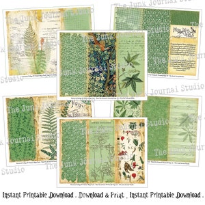 MEGAPACK - Botanical Collage Cluster Kit Series, Botanical Base Kit ...
