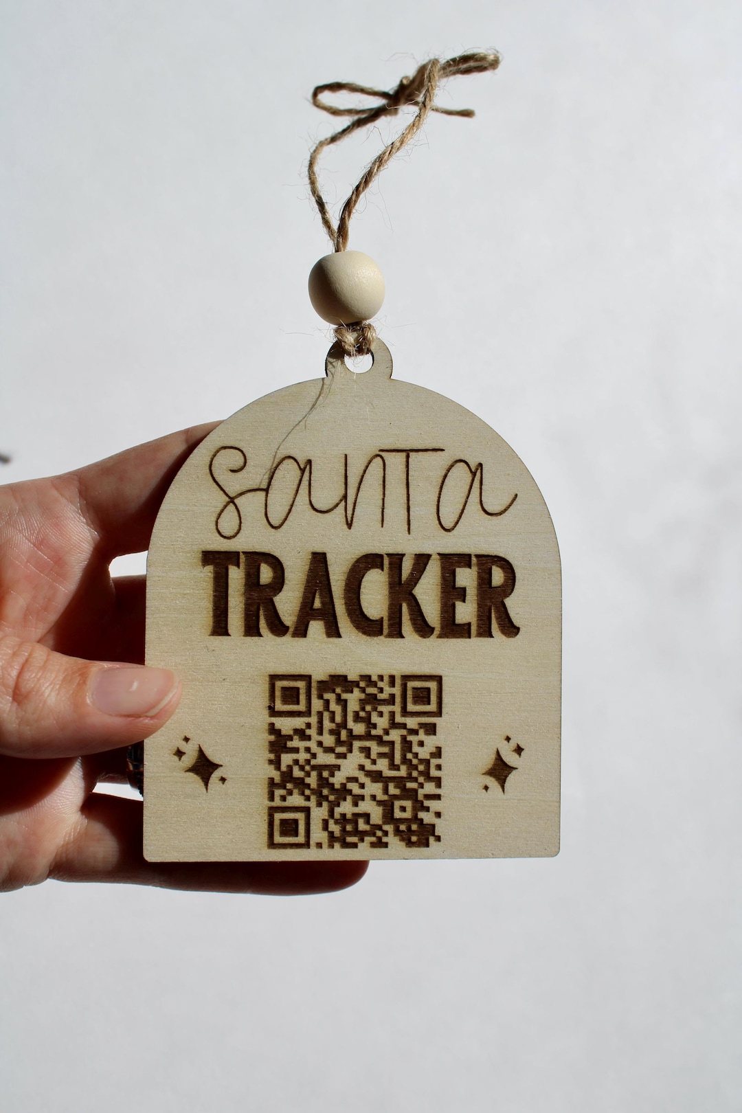 Santa Tracker QR Code Ornament, Official Norad Tracks Santa, Custom ...