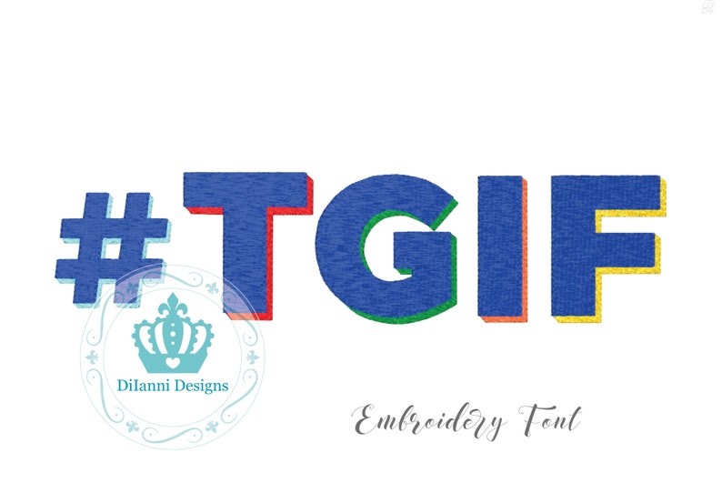 Modern Hashtag Font With Number and Symbols Machine Embroidery Digital ...