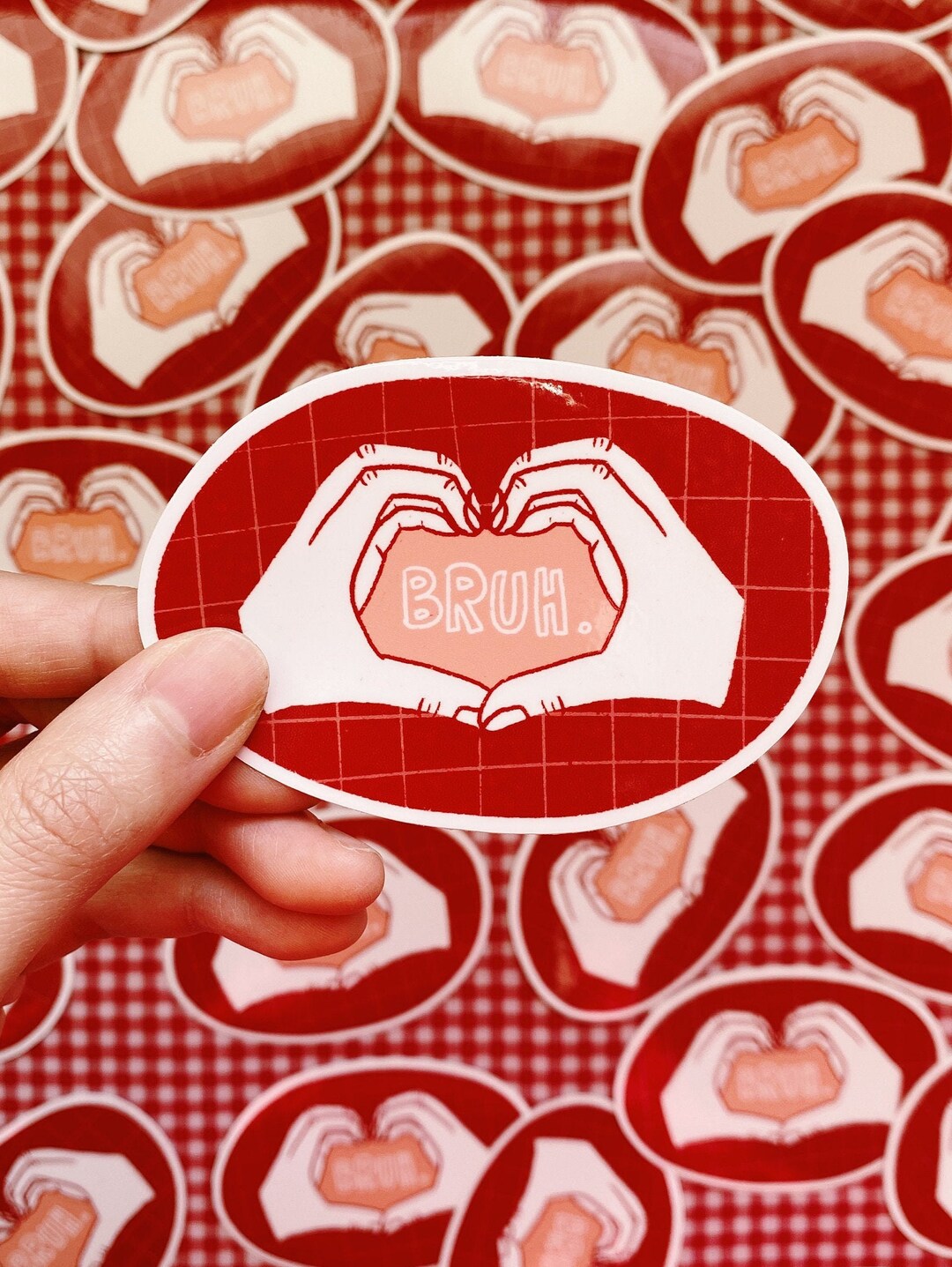 Bruh Sticker | Gift - Laptop - Decal - Die-cut Vinyl Sticker - Etsy