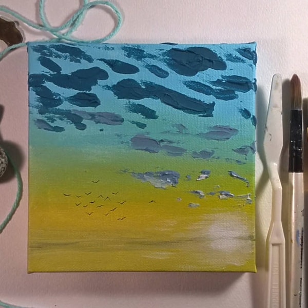 6x6 Painting - Etsy