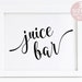 Juice Bar Sign, Juice Bar, Wedding Signage Drinks Sign, Bar Sign ...