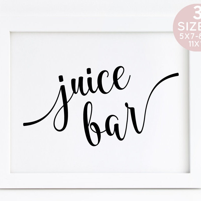 Juice Bar - Etsy