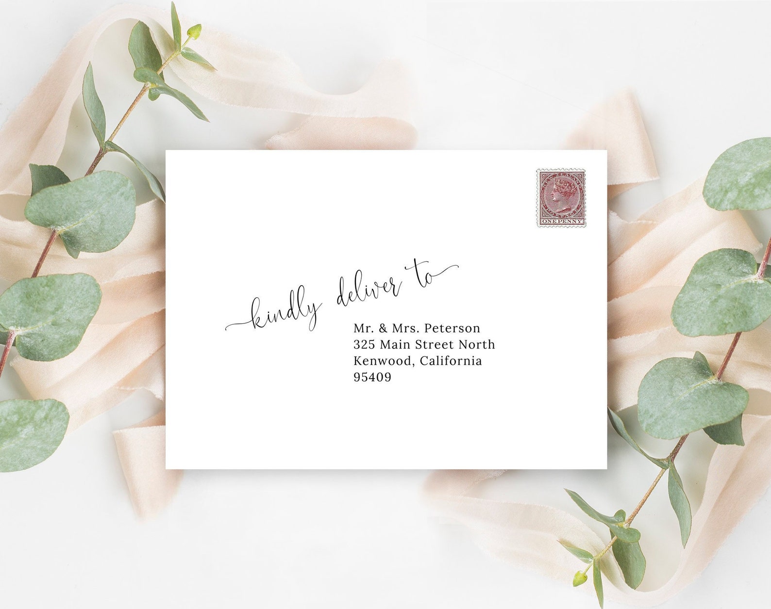 Envelope Template Address Label Template Envelope - Etsy