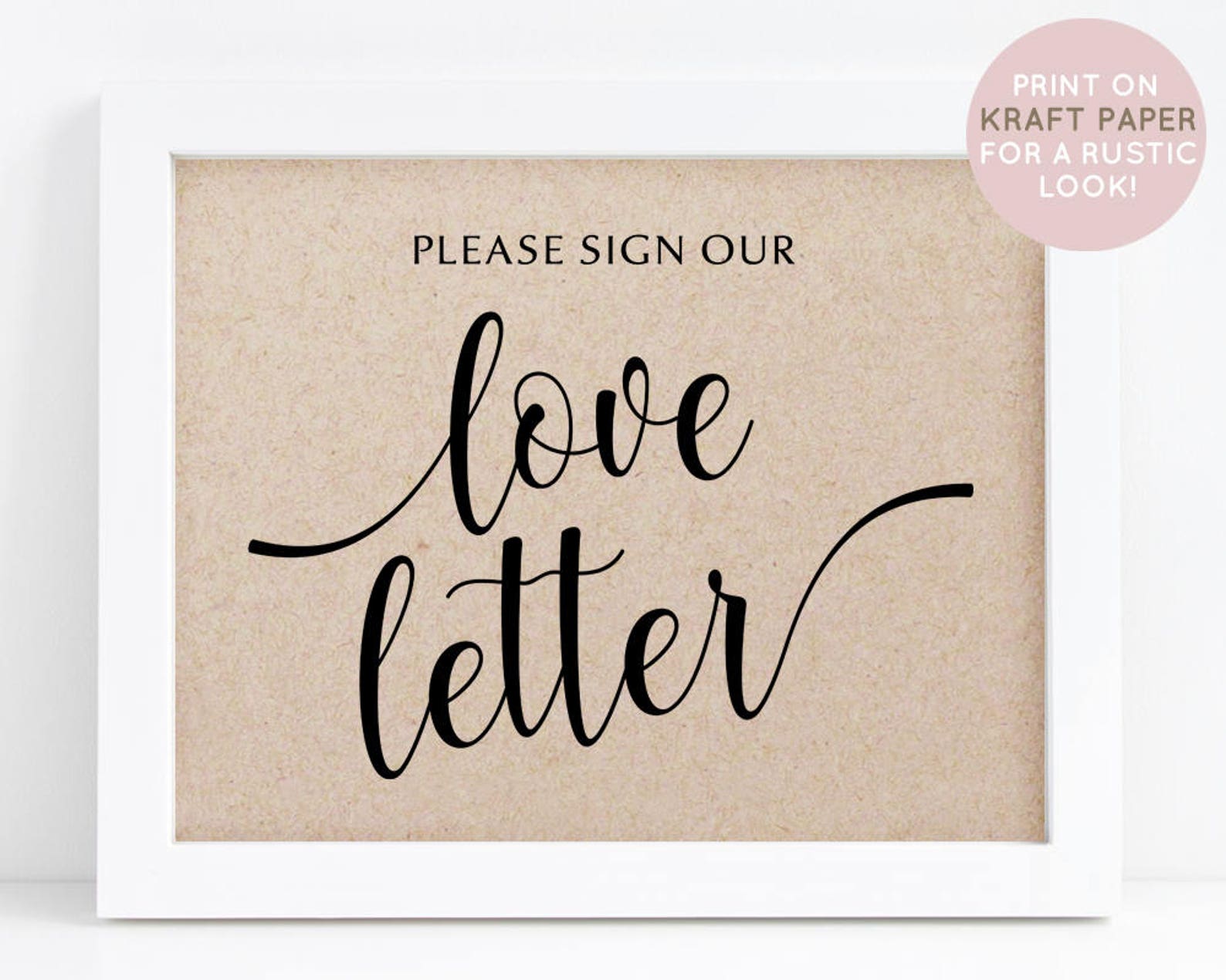 Love Letter Sign Love Letter Wedding Wedding Love Letter - Etsy
