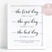 Our Story Sign, Print at Home Wedding Important Dates Sign, Engagement ...
