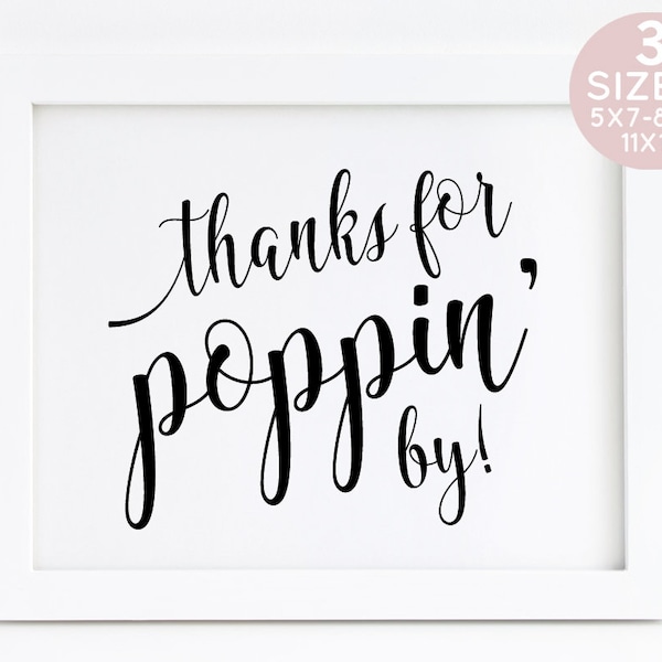 Thanks for Popping By - Etsy