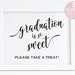 Graduation is Sweet, Graduation Party Printable, Grad Favor, Graduation ...