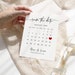Printable Save the Date Calendar Template Save the Date - Etsy