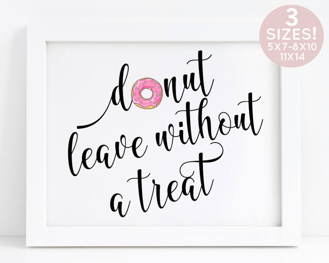 Donut Bar Sign, Sign Donut, Donut Party Printable, Wedding Donut, Kids ...