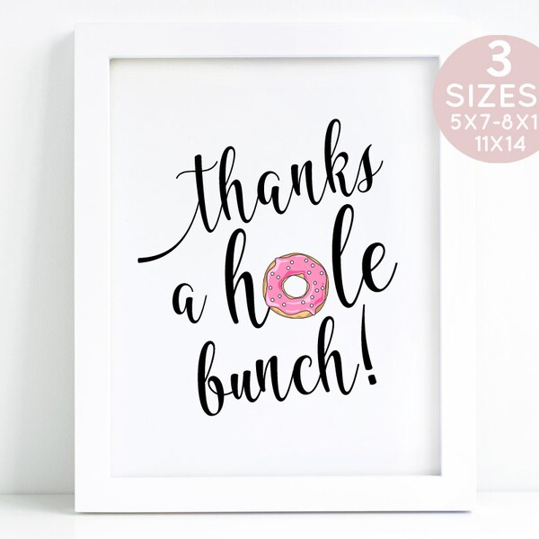 Donut Thank You - Etsy