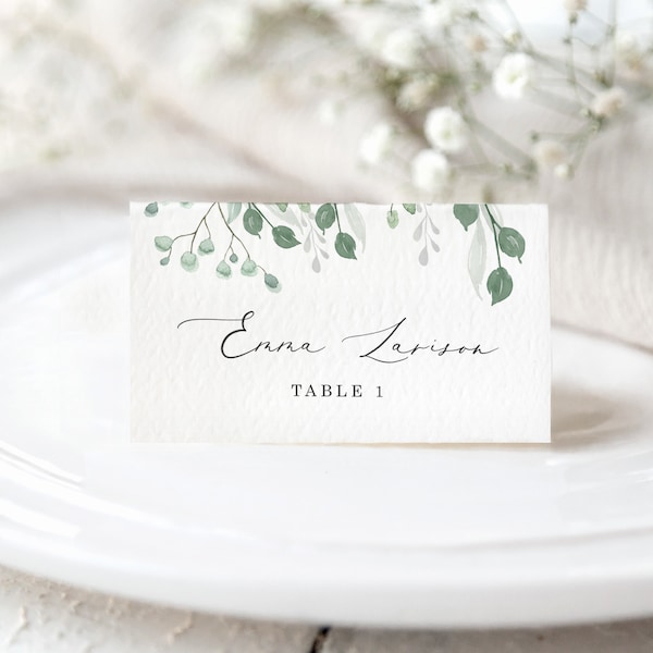 Table Tent Name Card - Etsy