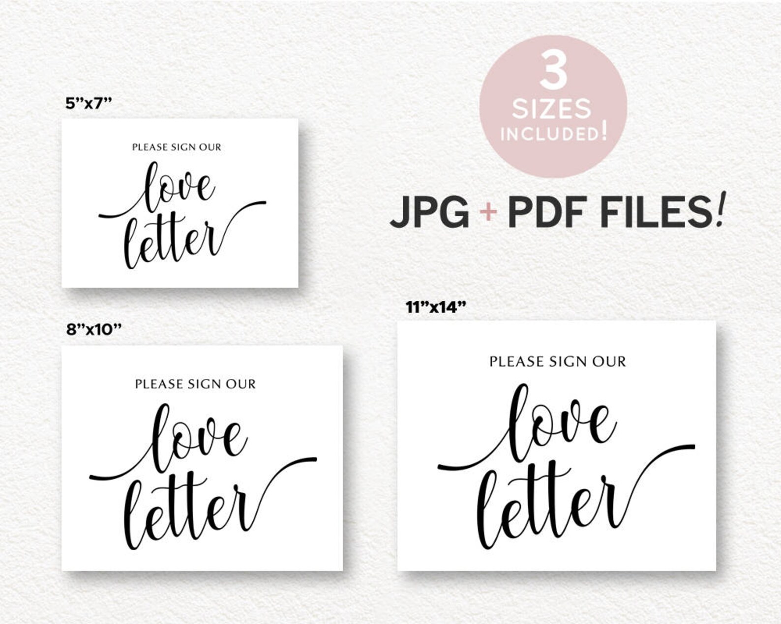 Love Letter Sign Love Letter Wedding Wedding Love Letter - Etsy