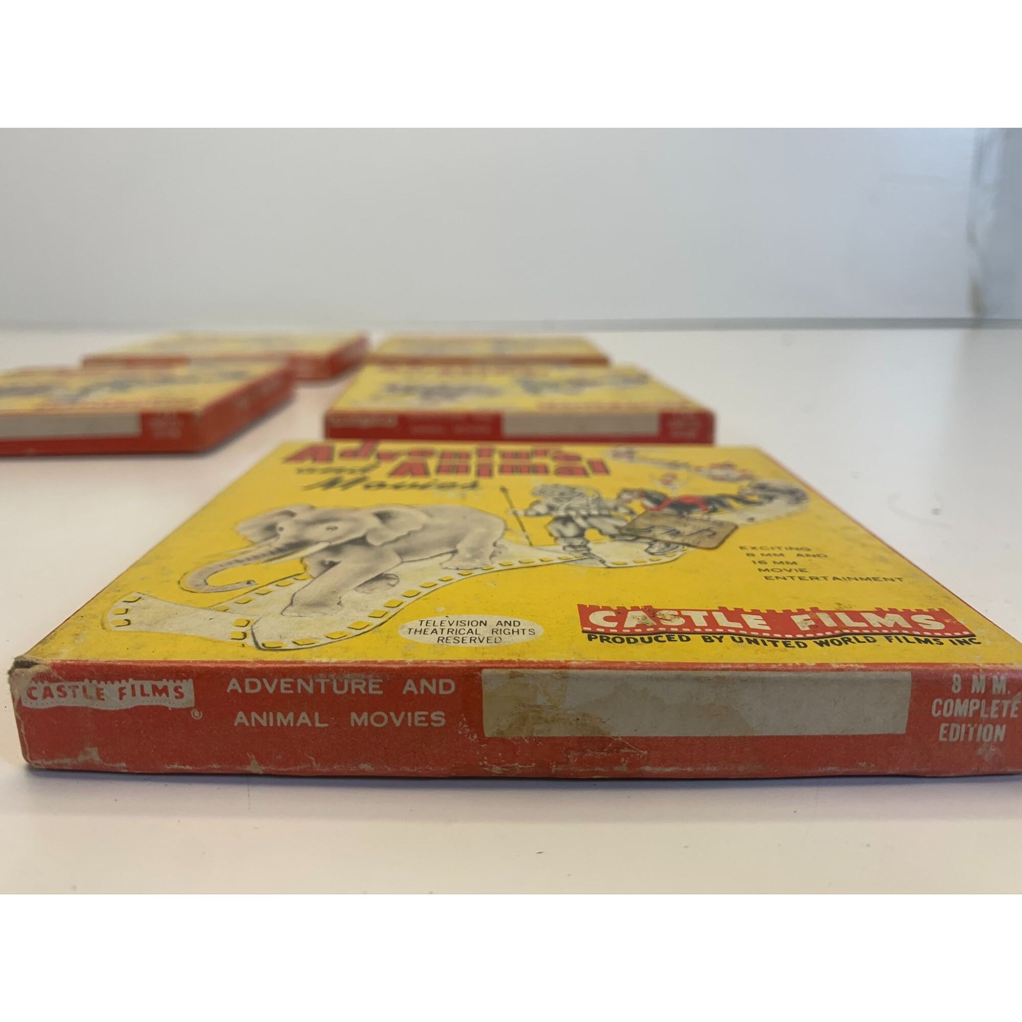 Vintage 8mm Film Reels Set Adventure Animals and Movies Castle Films ...