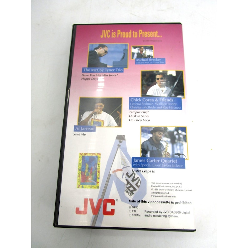 Vintage VHS Lot of 3 JVC Newport Jazz Festival Live Jazz Performances ...