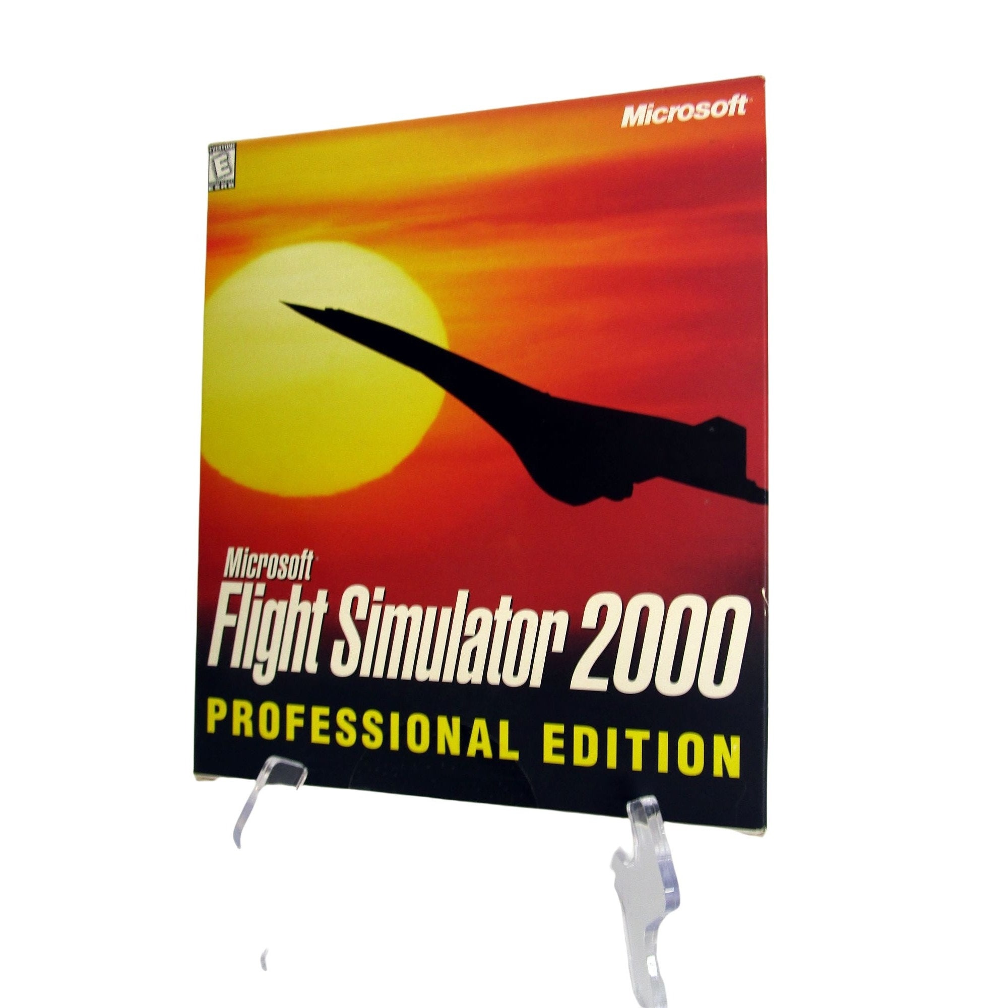 Vintage Microsoft Flight Simulator 3 Disc 2000 Professional Edition PC ...