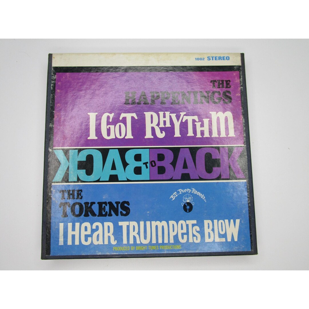Vintage Reel to Reel Tape the Happenings the Tokens Back to Back Rock ...