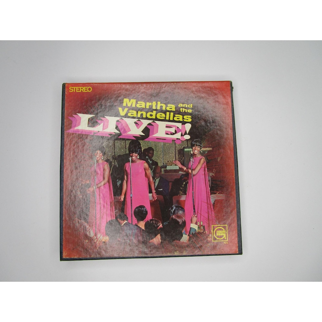 Rare Reel to Reel Tape Martha and the Vandellas Live! Funk Soul Gordy ...