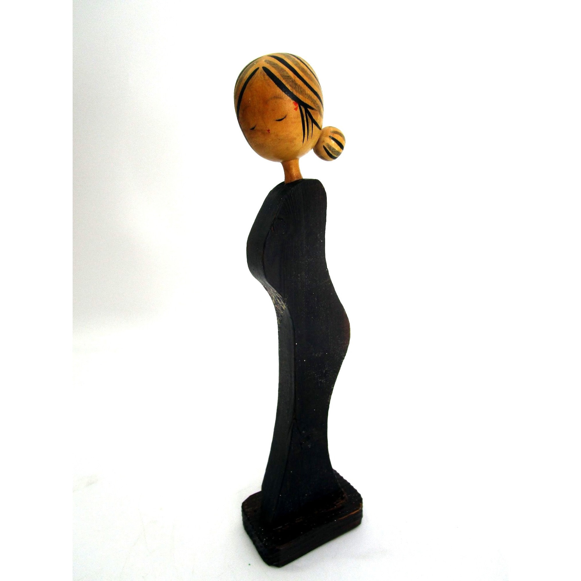 Vintage Hand Made Japanese Geisha Girl Decor Wood Statue Japan 1950s - Etsy
