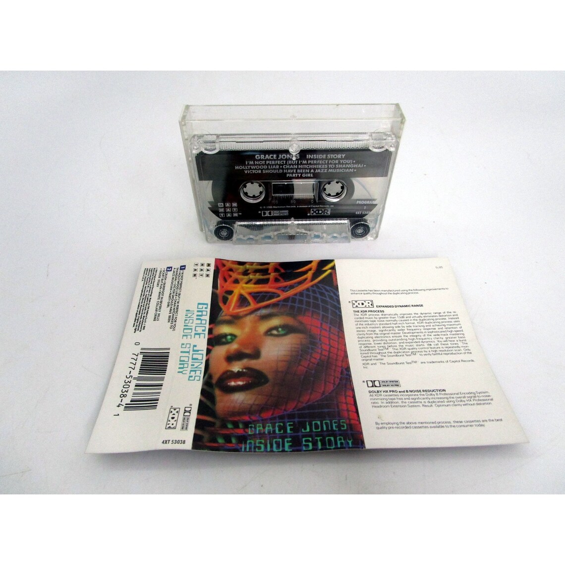 Vintage Grace Jones Inside Story Audio Cassette 1980s Electronic Synth ...