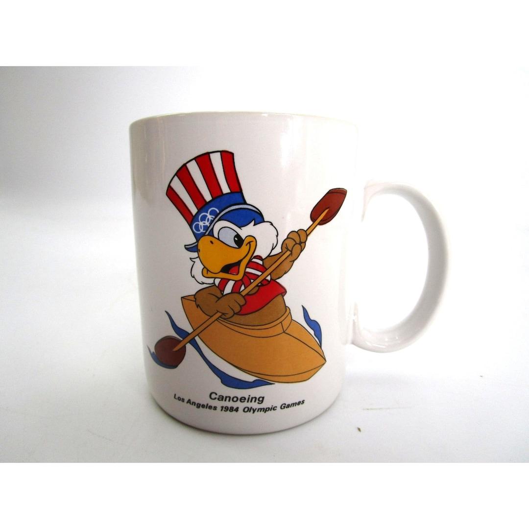 Vintage Papel Sam the Olympic Eagle Canoeing Los Angeles 1984 Olympic ...