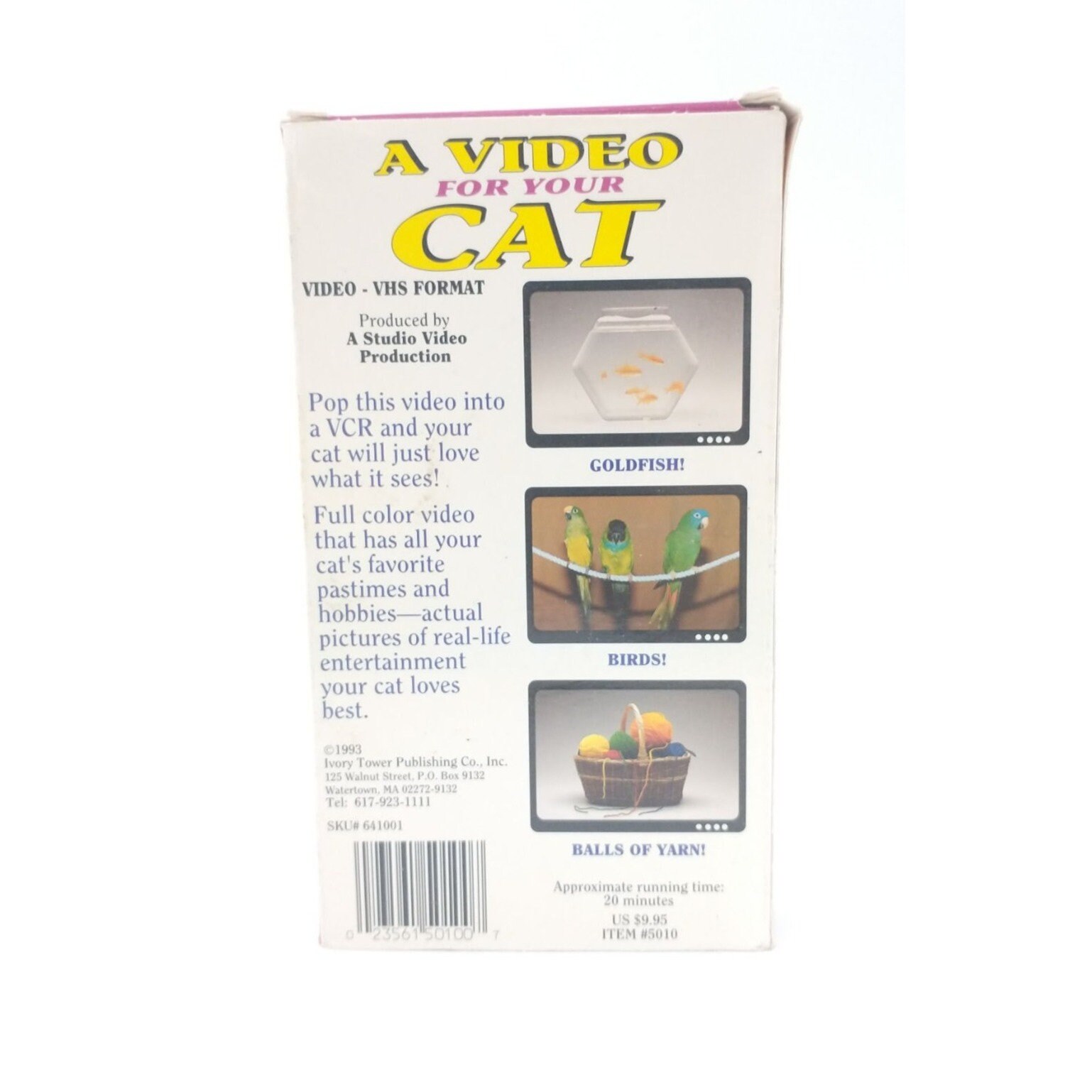 Vintage VHS A Video for Your Cat Goldfish to Songbirds 1980s - Etsy