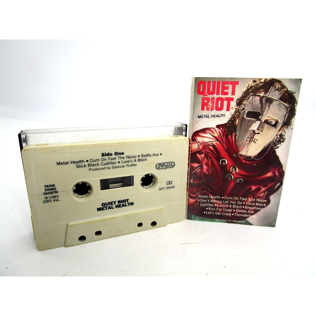 Vintage Lot 2 Quiet Riot Condition Critical Audio Metal Health ...
