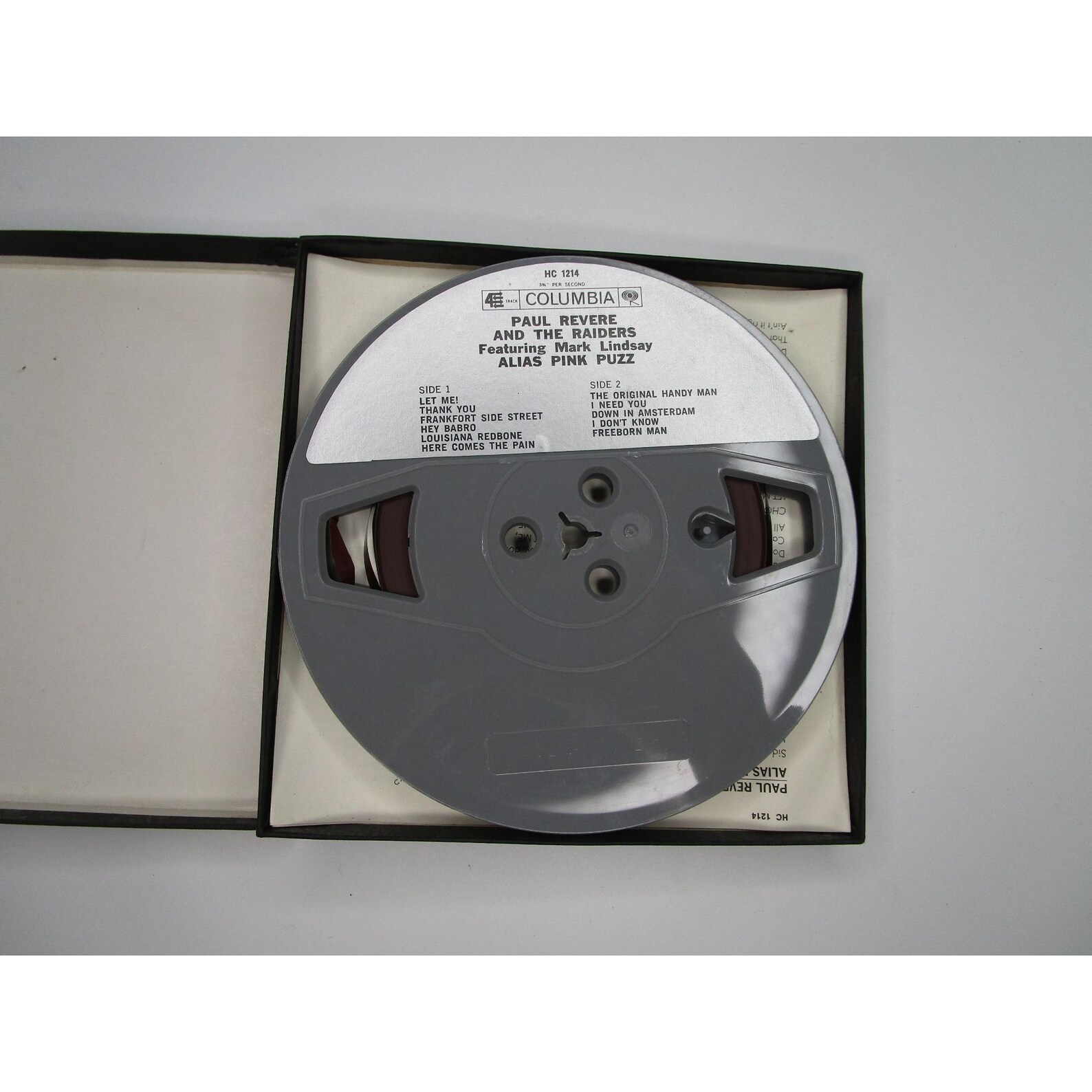 Rare Reel to Reel Tape Paul Revere and the Raiders Alias Pink Puzz Rock ...