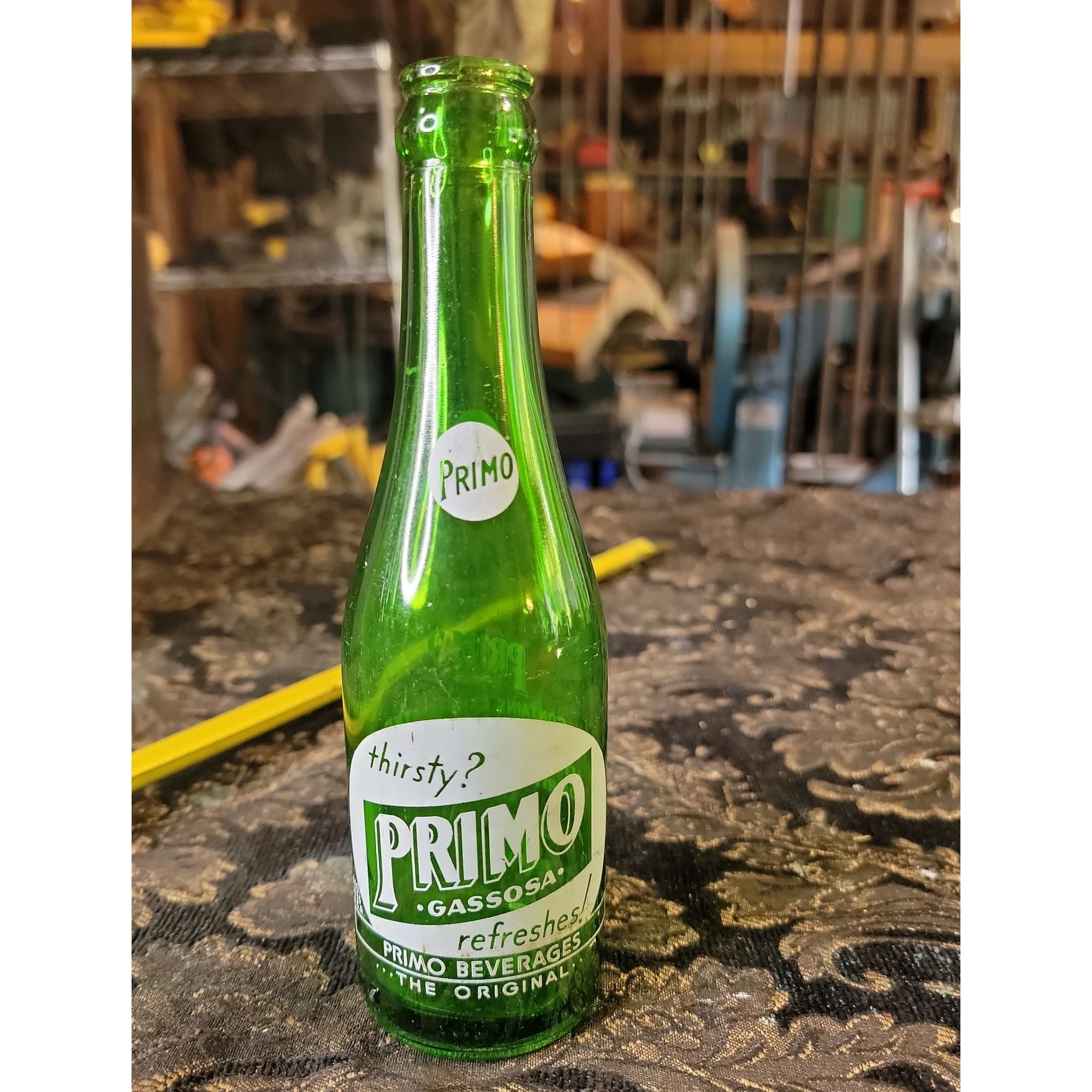 Rare Antique Primo Gassosa Green Soda Bottle From James Esposito ...